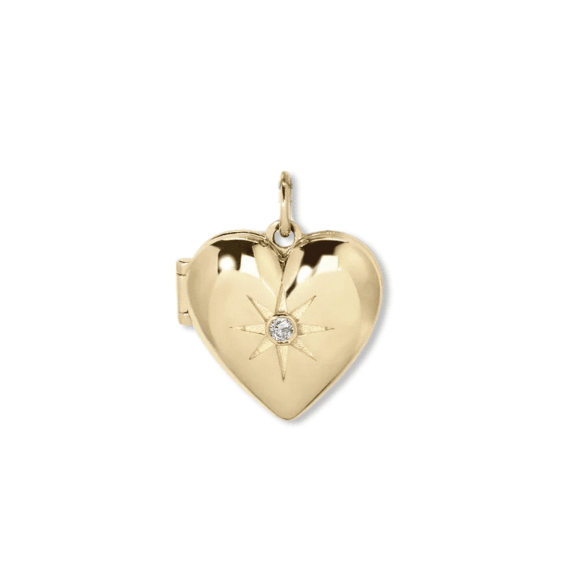 Zahava 10K Gold Customizable "Lilou" Heart Shaped Locket – Peridot Fine ...