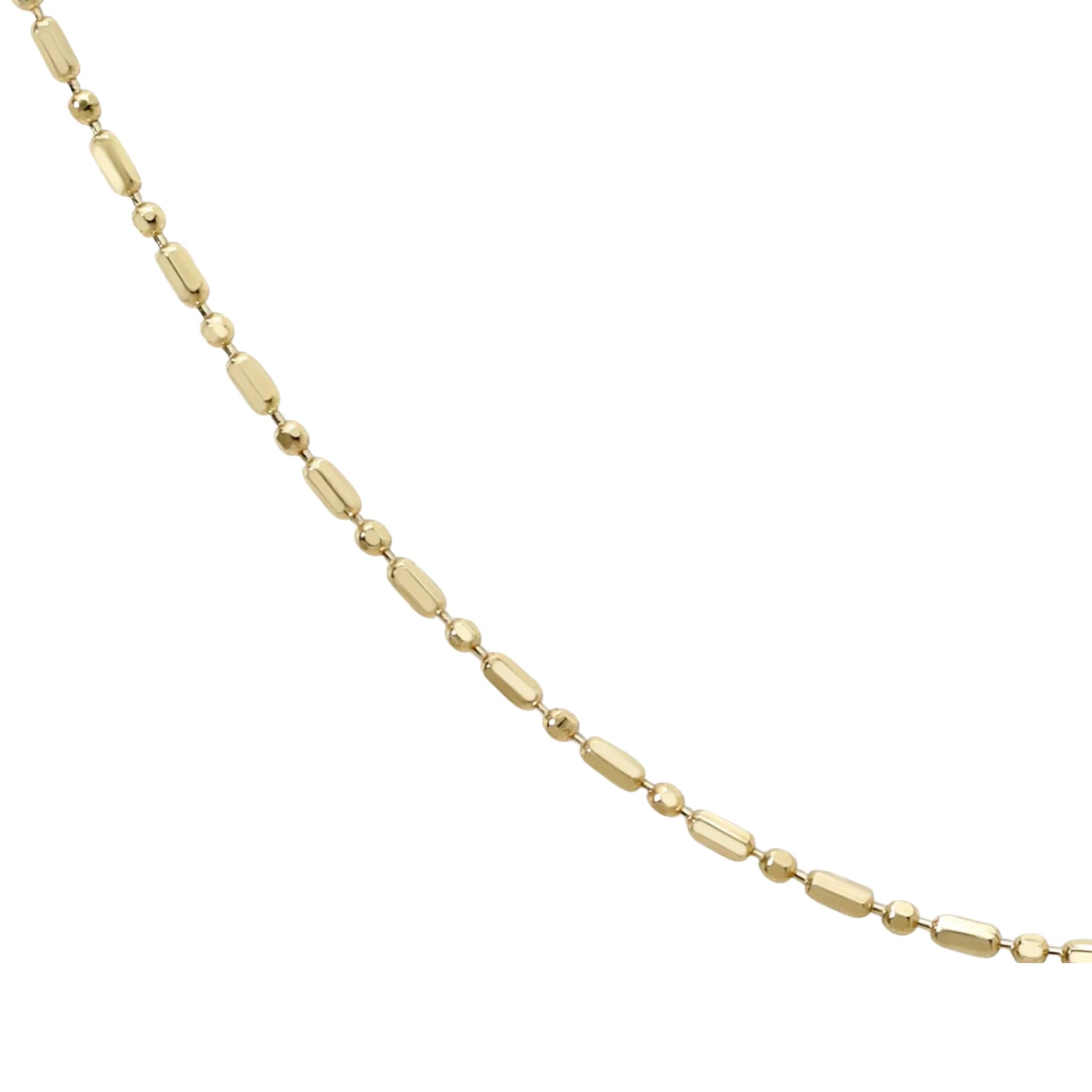 Zahava 14K Gold "Bella" Elongated Ball Chain - 16" – Peridot Fine Jewelry